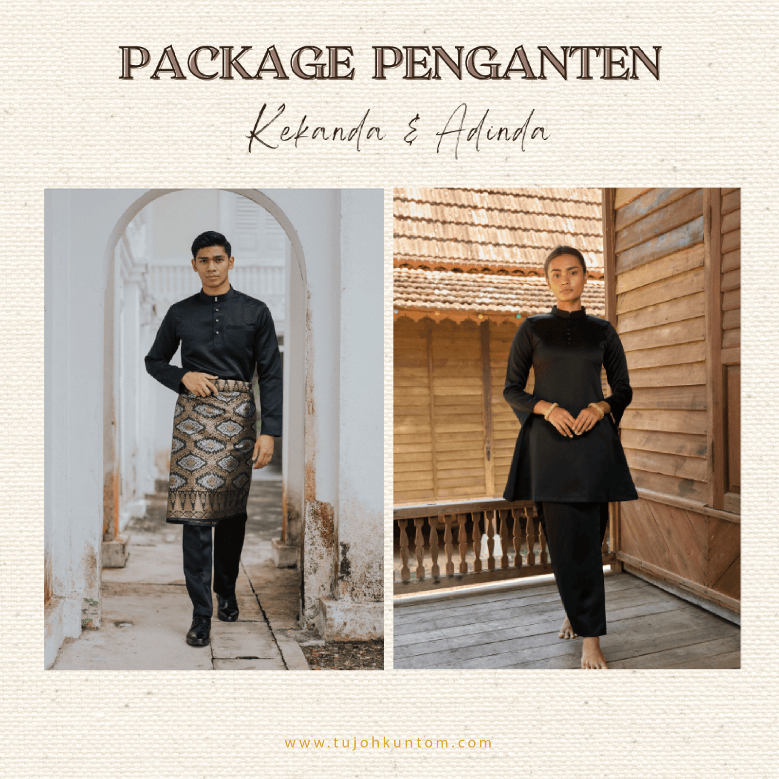 Main Collection Black & Arjuna Cekak Musang Black - Tujoh Kuntom