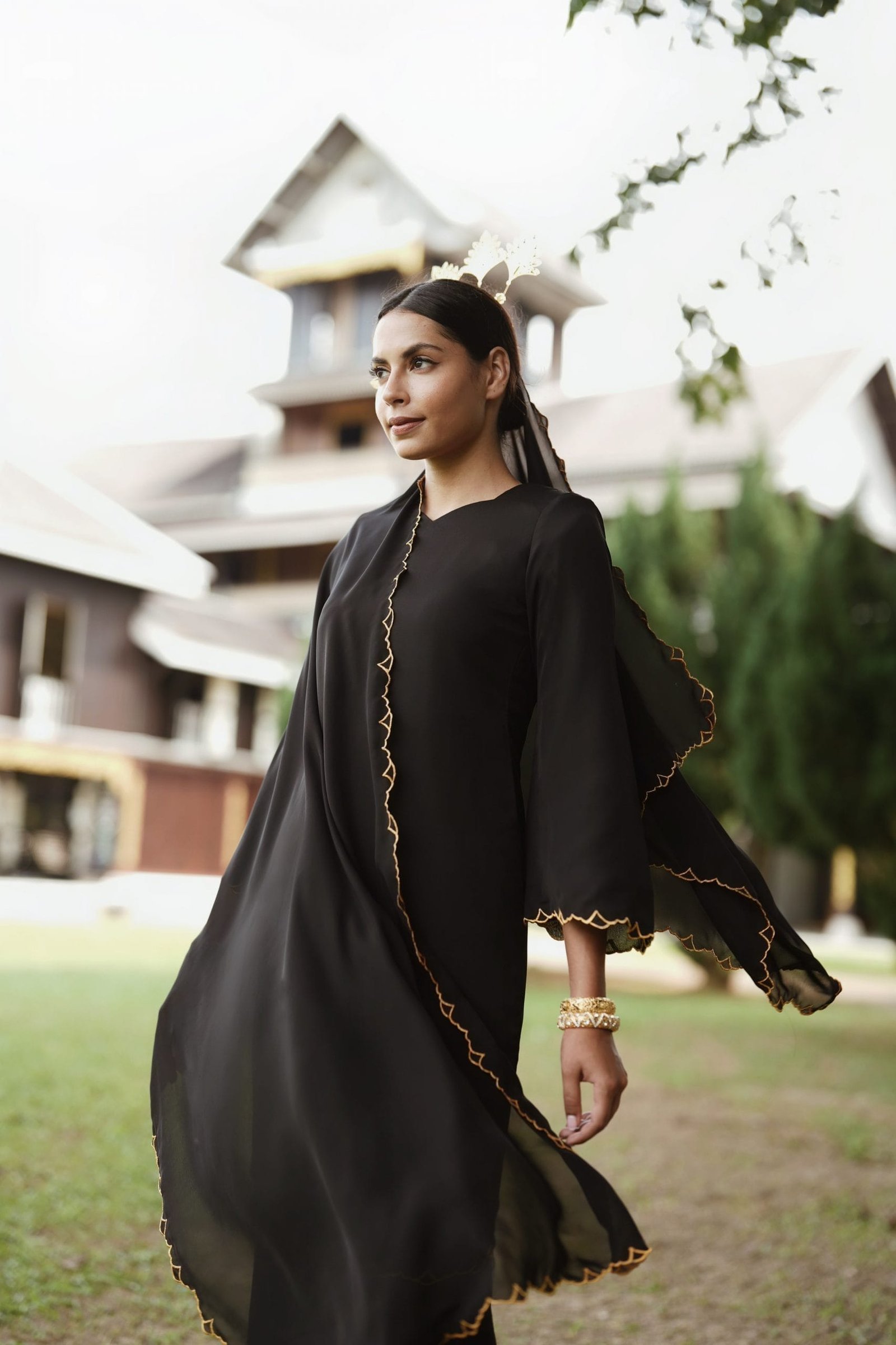 Tari in Black (Ready stock) - Tujoh Kuntom